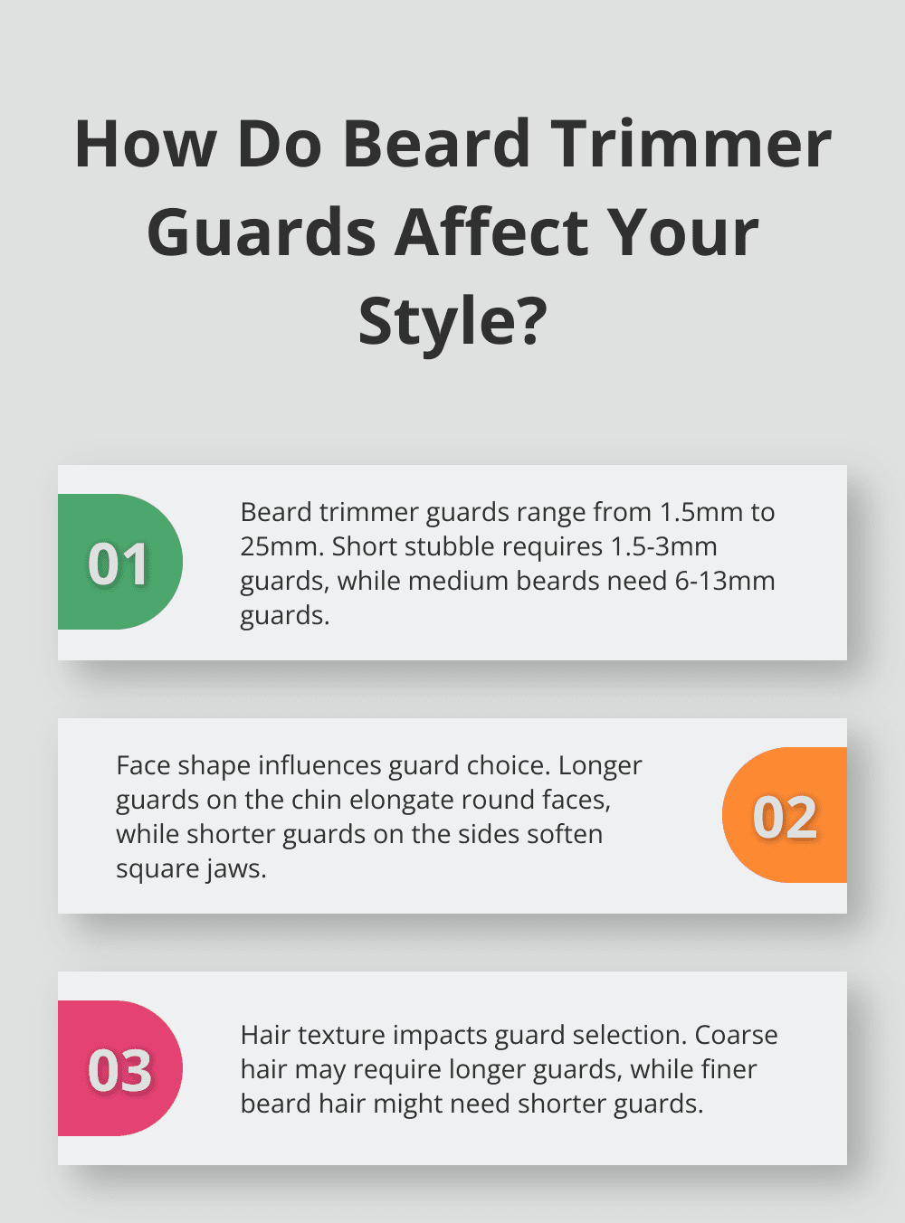 How to Trim Your Beard with Guards - Barber Craft