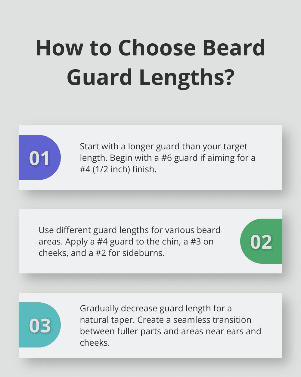 How to Trim Your Beard with Guards - Barber Craft