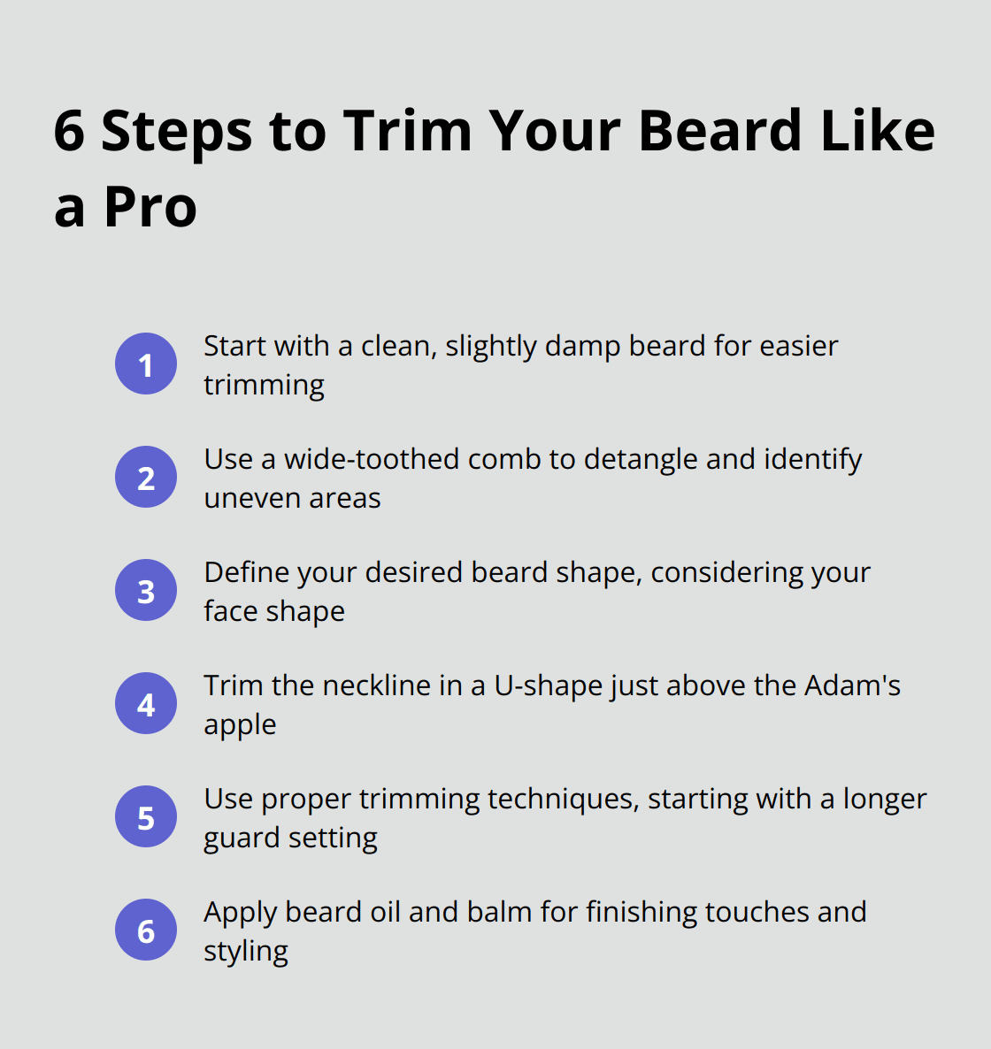 DIY Beard Trimming: A Guide for Home Grooming - Barber Craft