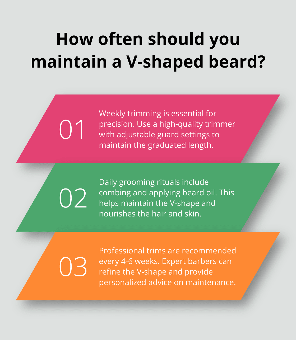 How to Achieve a Perfect V-Shaped Beard Trim - Barber Craft